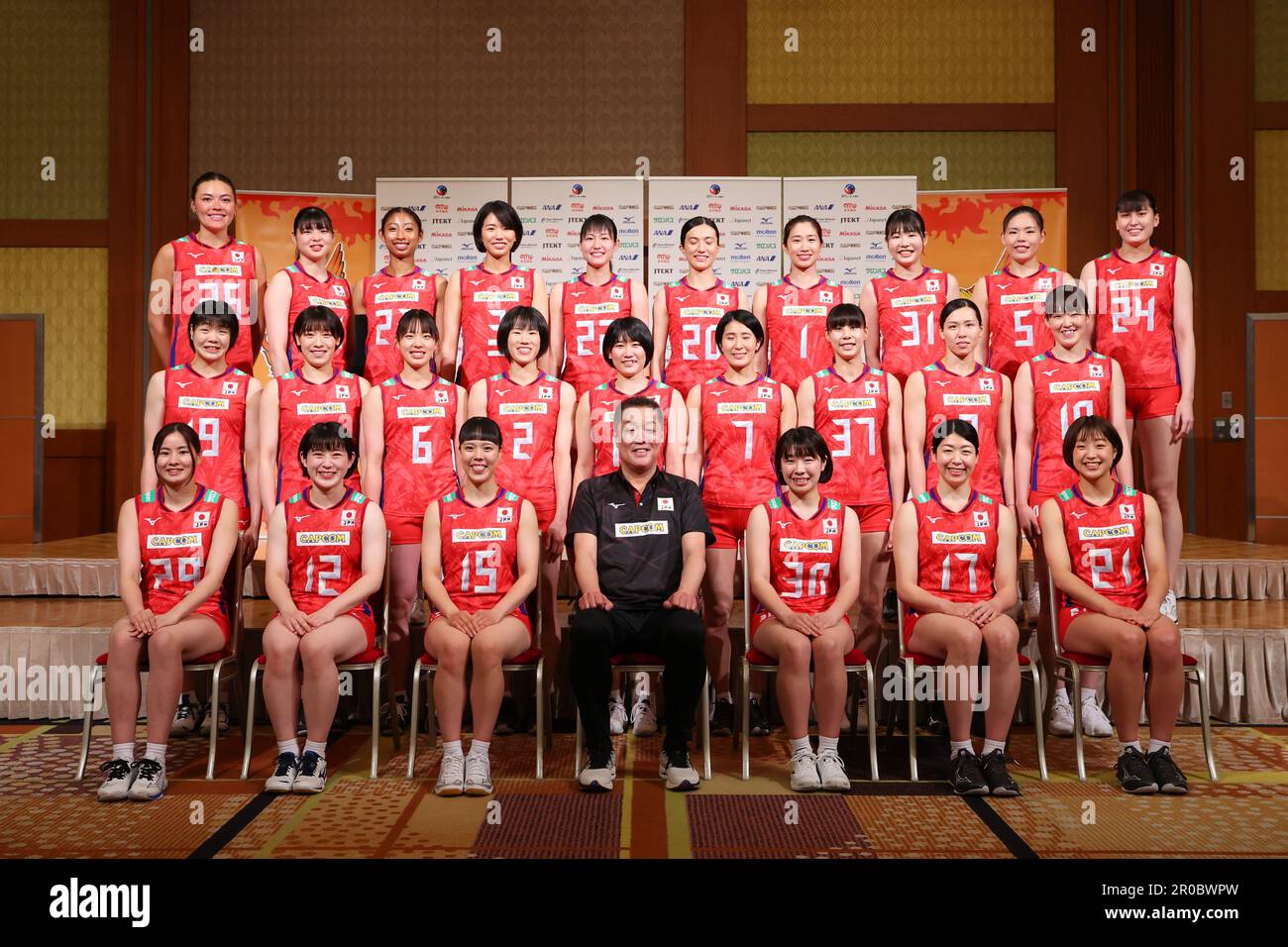 Tokyo, Japan. 8th May, 2020. Japan women's team group (JPN) Volleyball : 2023 Japan Volleyball ...