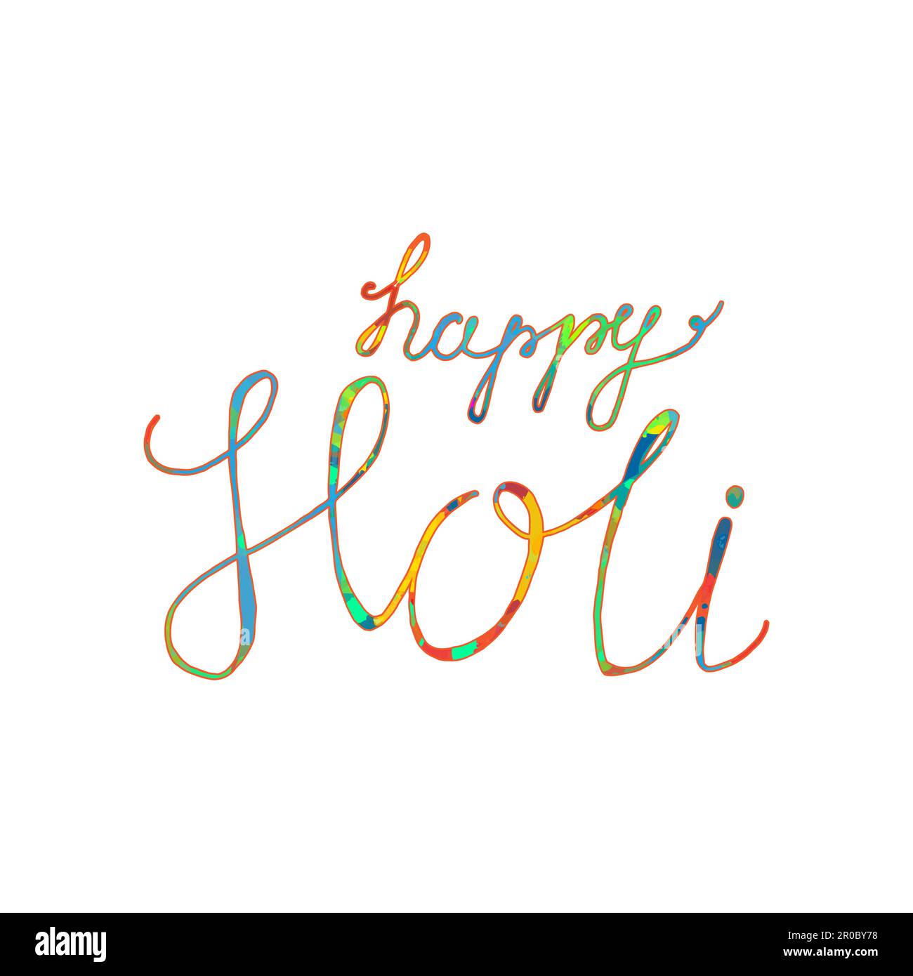 Indian Festival of Colours design for banner, print, poster and card ...