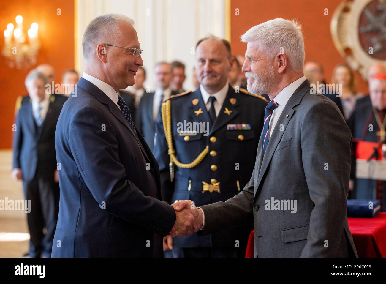 Prague, Czech Republic. 08th May, 2023. Czech President Petr Pavel ...