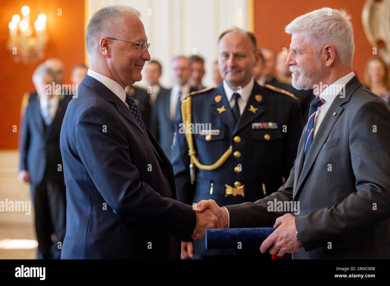 Prague, Czech Republic. 08th May, 2023. Czech President Petr Pavel ...