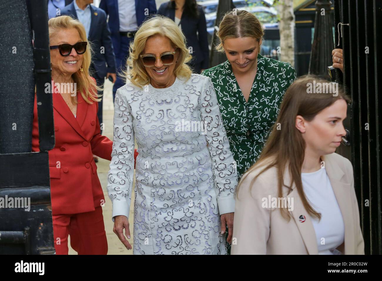 London, UK 7 May 2023. First Lady Dr Jill Biden (C), wife of US ...