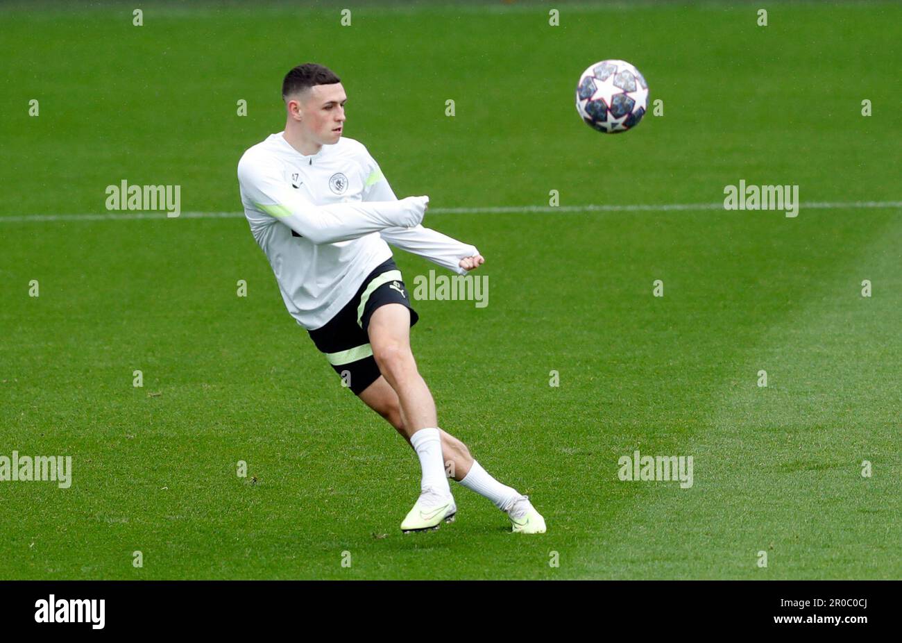Manchester City's Phil Foden during a training session at the City ...