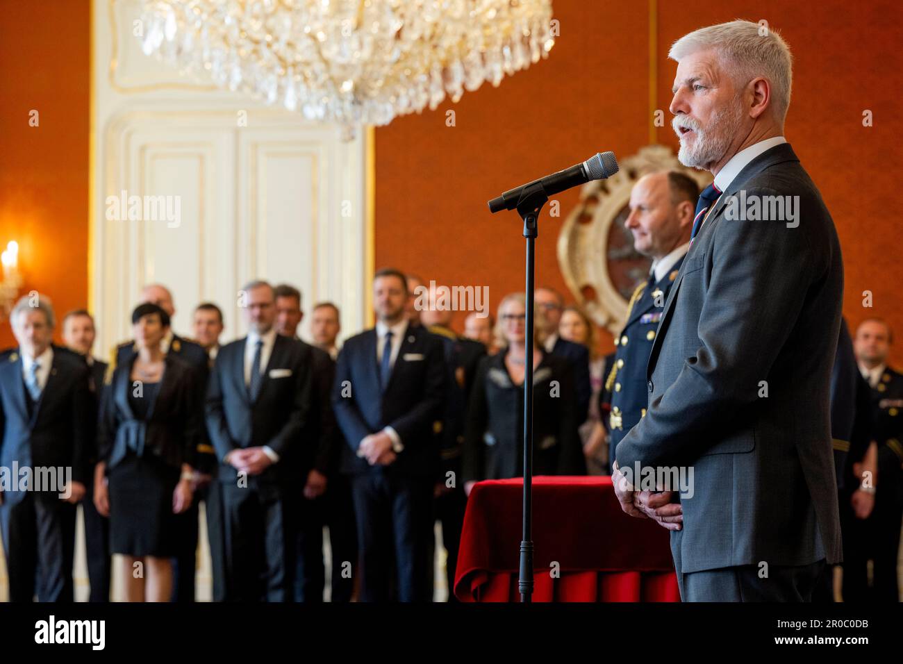 Prague, Czech Republic. 08th May, 2023. Czech President Petr Pavel ...