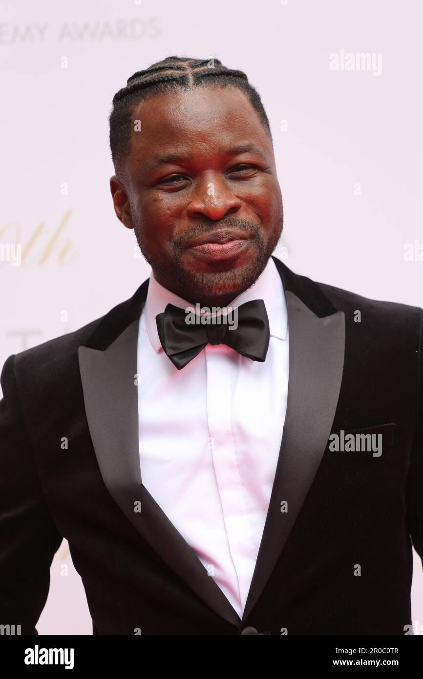 Dublin, Ireland. 7th May 2023. Derek Ugochukwu arriving on the red ...