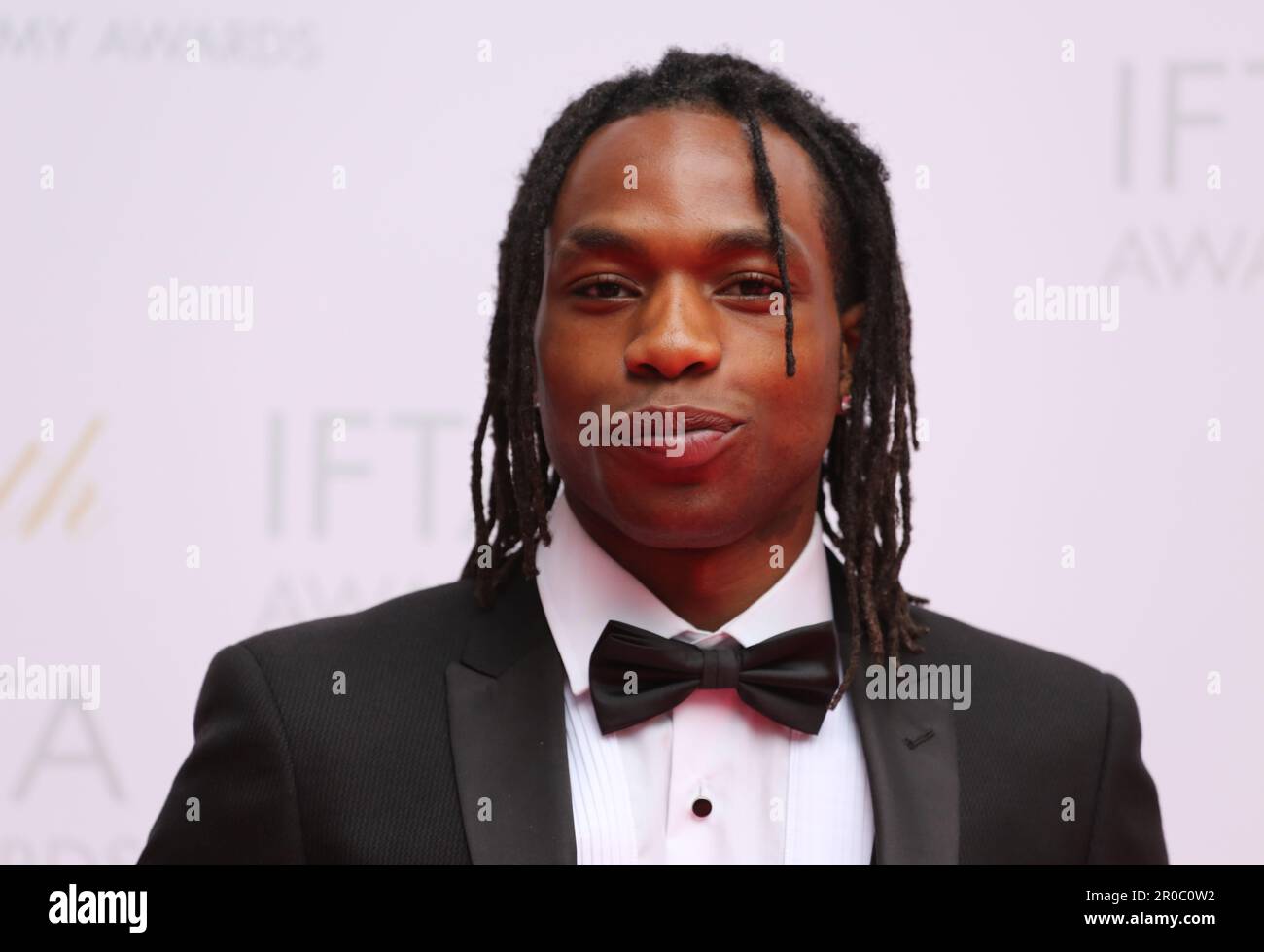 Dublin, Ireland. 7th May 2023. Aaron Katambay arriving on the red ...