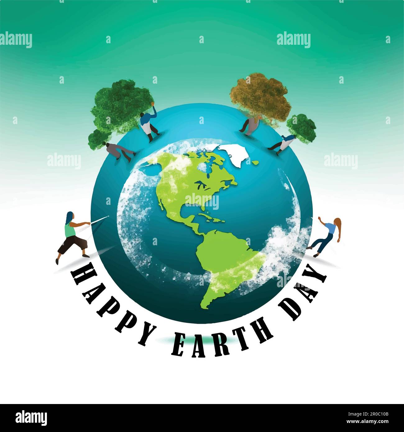 Natural world color image Stock Vector Images - Alamy