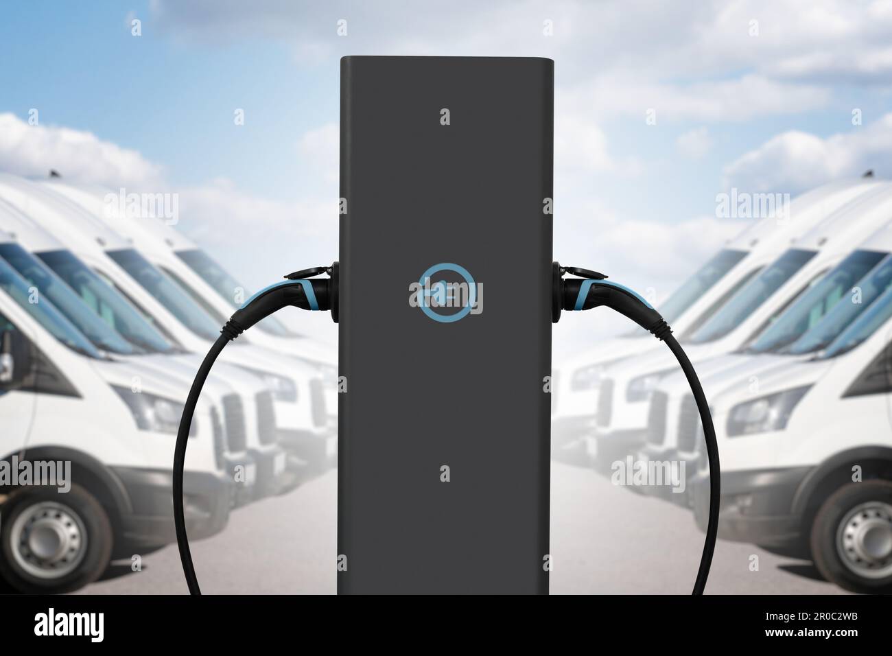 White rental cars in a row. High quality photo Stock Photo - Alamy