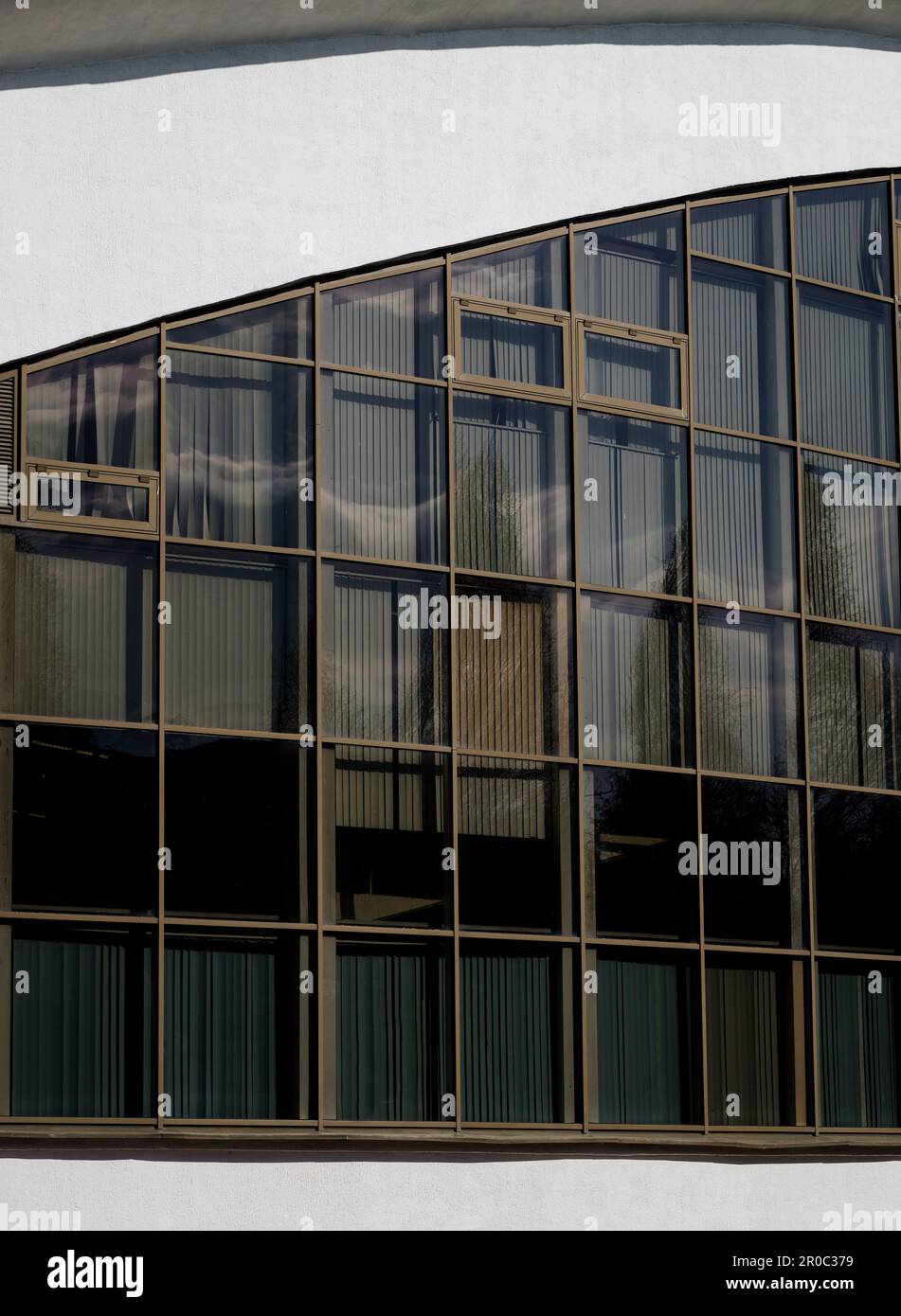 European brutalism architecture. ussr construction. a building with ...