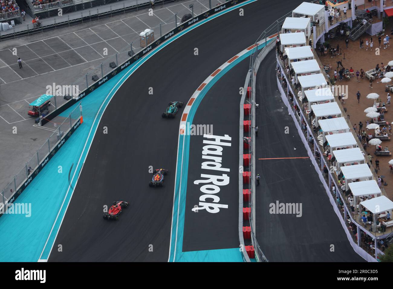 Miami, FL, USA. 7th May, 2023. Aerial View of the 2023 Miami Grand Prix ...