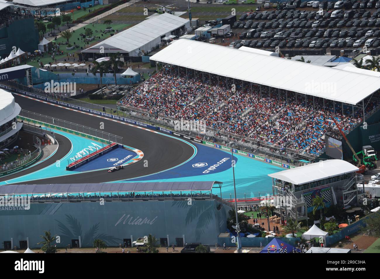 Miami, FL, USA. 7th May, 2023. Aerial View of the 2023 Miami Grand Prix ...