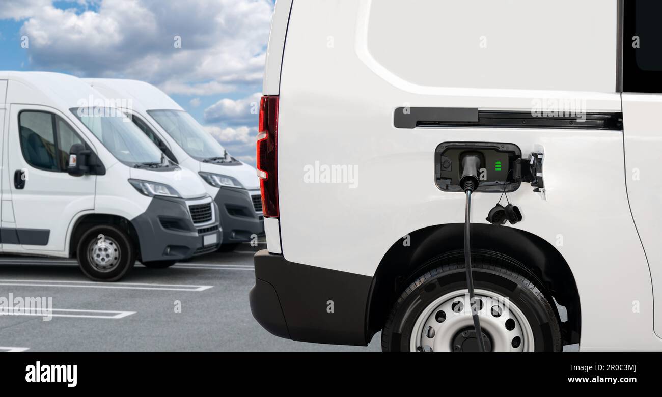Electric van charging hi-res stock photography and images - Alamy