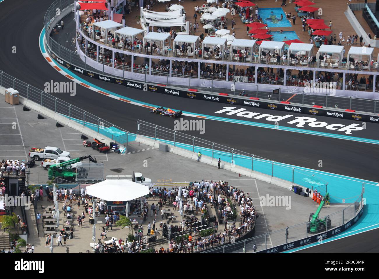 Miami, FL, USA. 7th May, 2023. Aerial View of the 2023 Miami Grand Prix ...