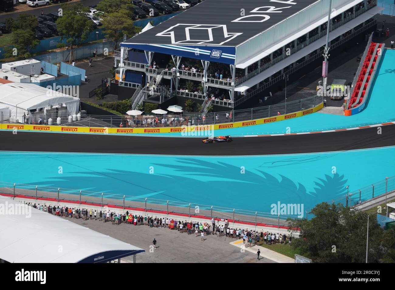 Miami, FL, USA. 7th May, 2023. Aerial View of the 2023 Miami Grand Prix ...