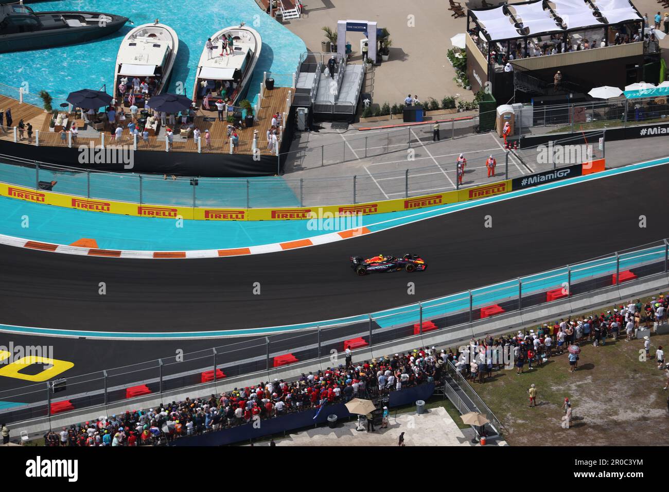 Miami, FL, USA. 7th May, 2023. Aerial View of the 2023 Miami Grand Prix ...