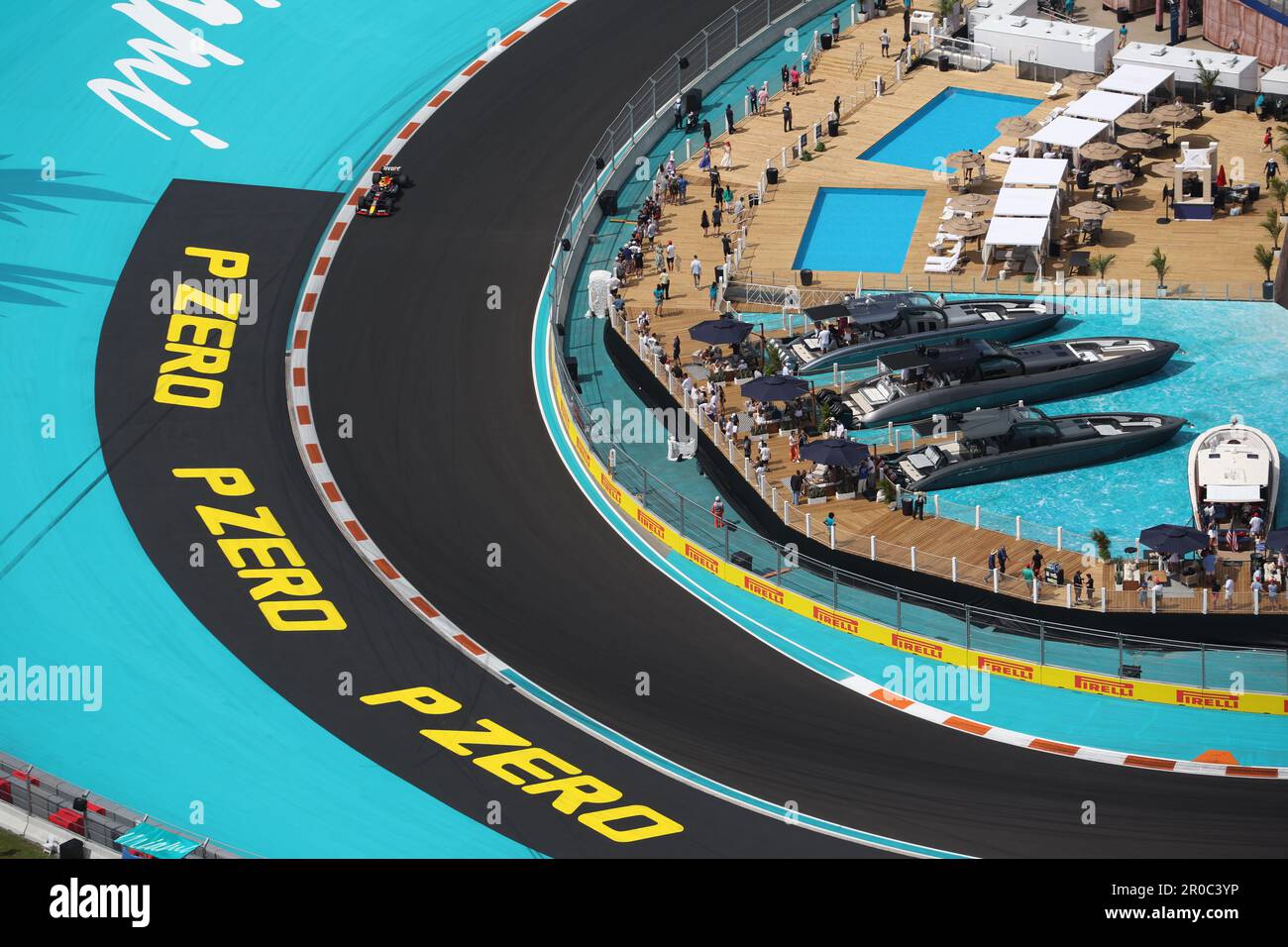 Miami, FL, USA. 7th May, 2023. Aerial View of the 2023 Miami Grand Prix ...