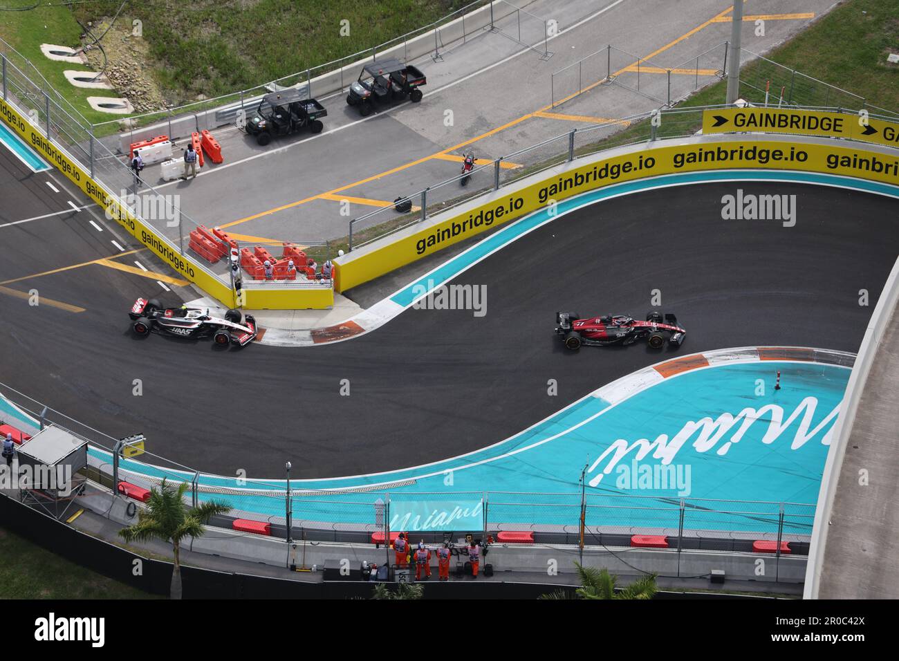 Miami, FL, USA. 7th May, 2023. Aerial View of the 2023 Miami Grand Prix ...