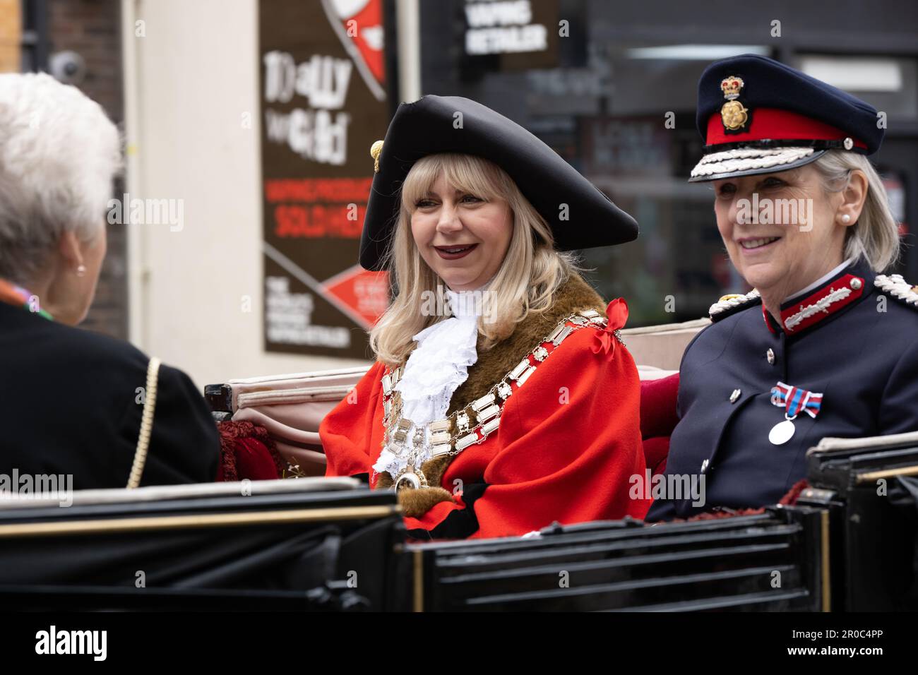 Brentwood, UK. 08th May, 2023. Brentwood Essex 08 May 2023 The Mayor of ...