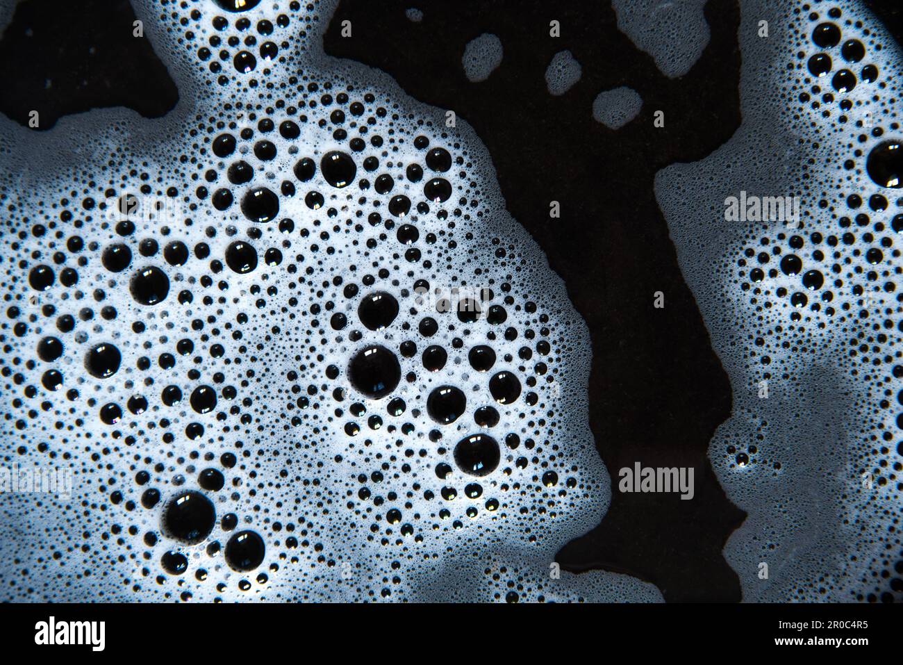 Washing soap foam with bubbles background close up view Stock Photo - Alamy