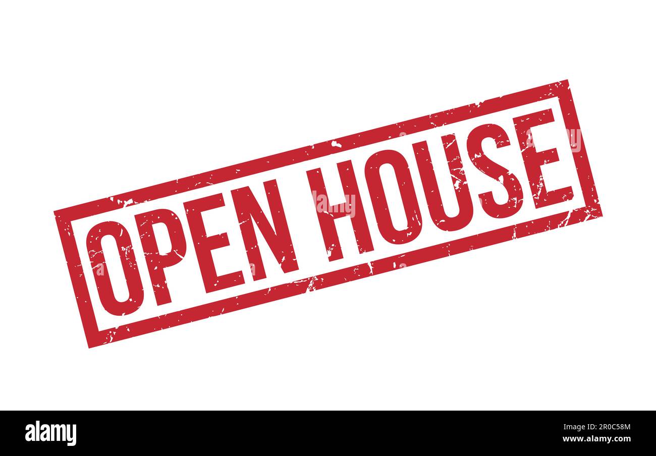 Open House Rubber Stamp Seal Vector Stock Vector Image & Art - Alamy