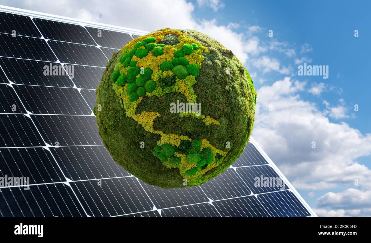 Panel solar bioenergy ecology hi-res stock photography and images - Alamy