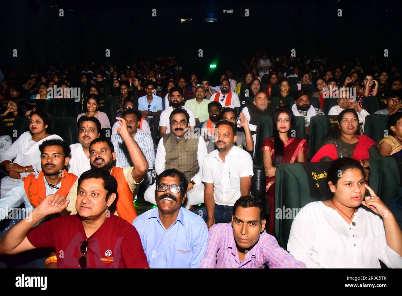 Madhya Pradesh, India. 08th May, 2023. : MP Rakesh Singh (C) along with ...