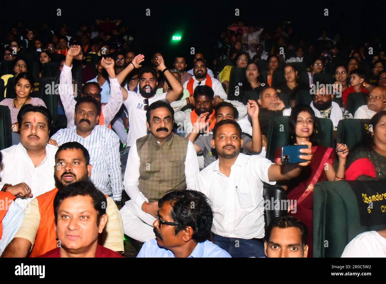 Madhya Pradesh, India. 08th May, 2023. : MP Rakesh Singh (C) along with ...