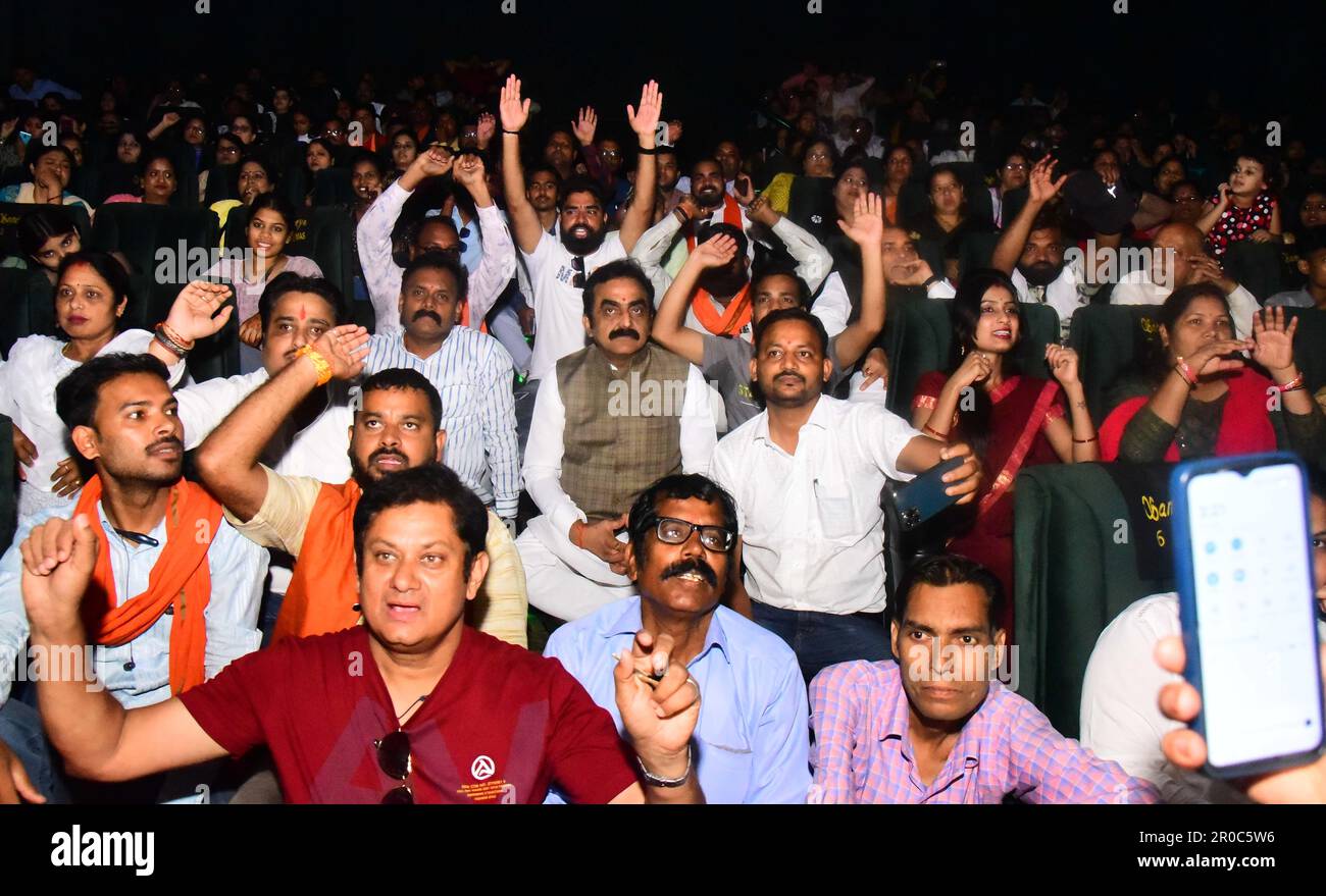 Madhya Pradesh, India. 08th May, 2023. : MP Rakesh Singh (C) along with ...