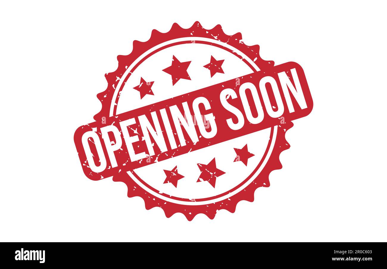 Opening Soon Stamp Seal Vector Illustration Stock Vector Image & Art ...