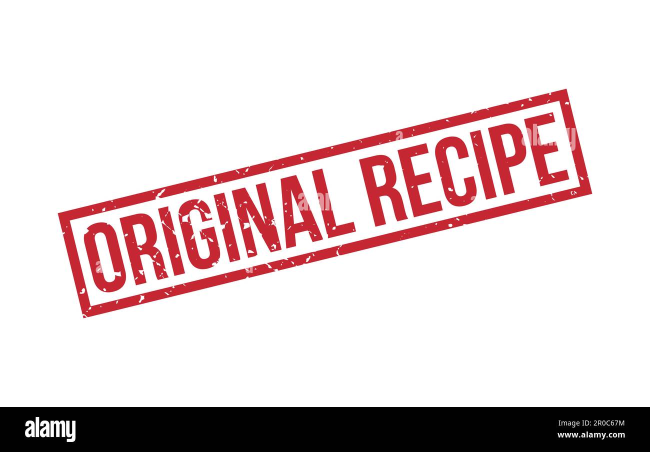 Original Recipe Stamp Seal Vector Illustration Stock Vector Image & Art ...