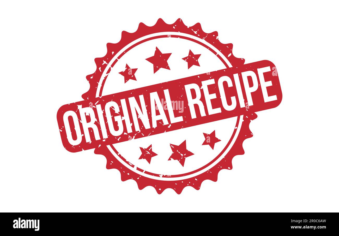 Original Recipe Stamp Seal Vector Illustration Stock Vector Image & Art ...