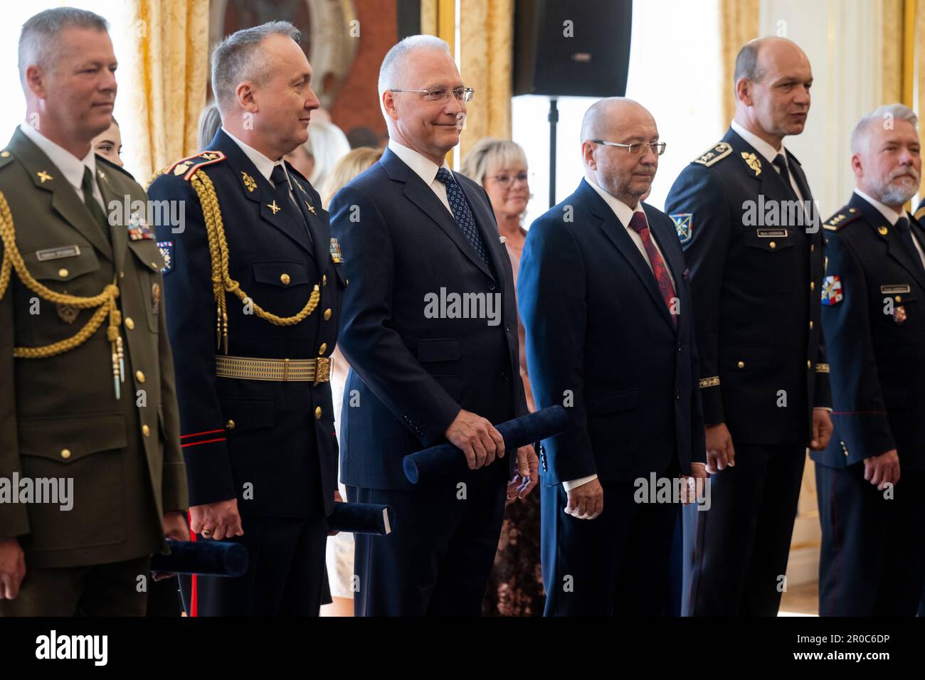 Czech President Petr Pavel, not seen, appointed new generals on the ...