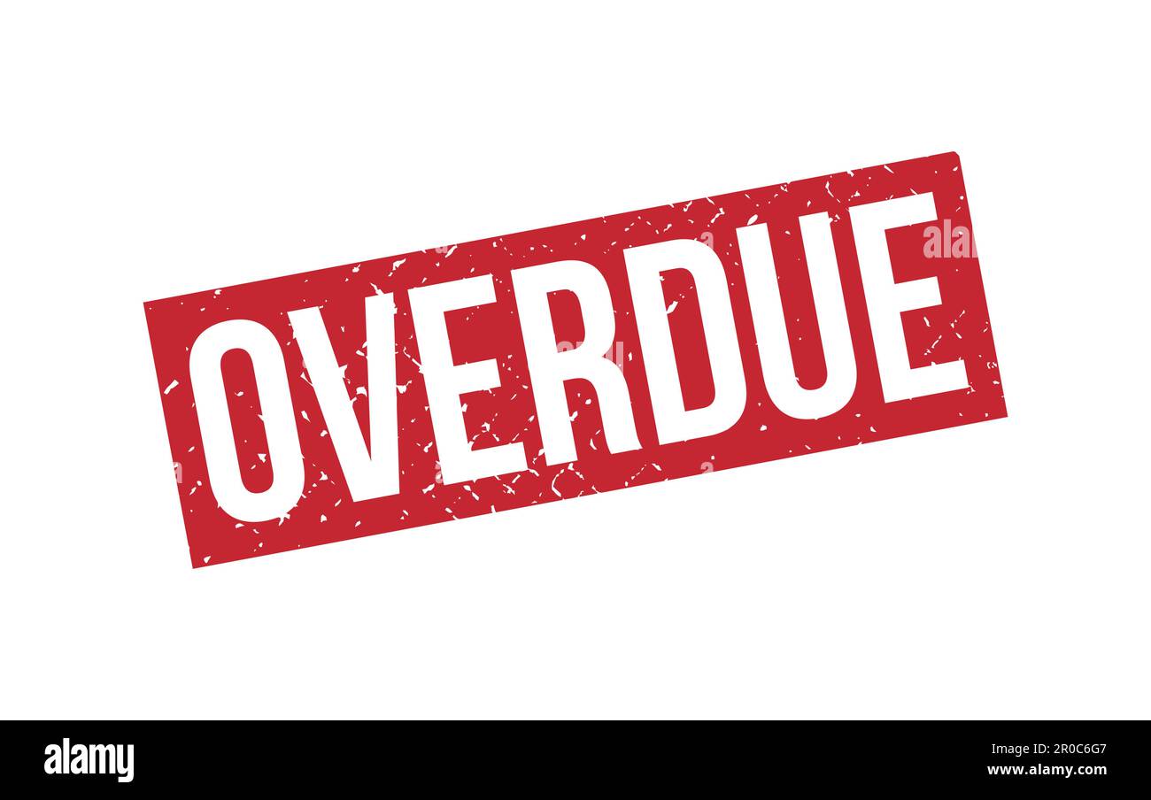 Overdue Stamp Seal Vector Illustration Stock Vector Image & Art - Alamy