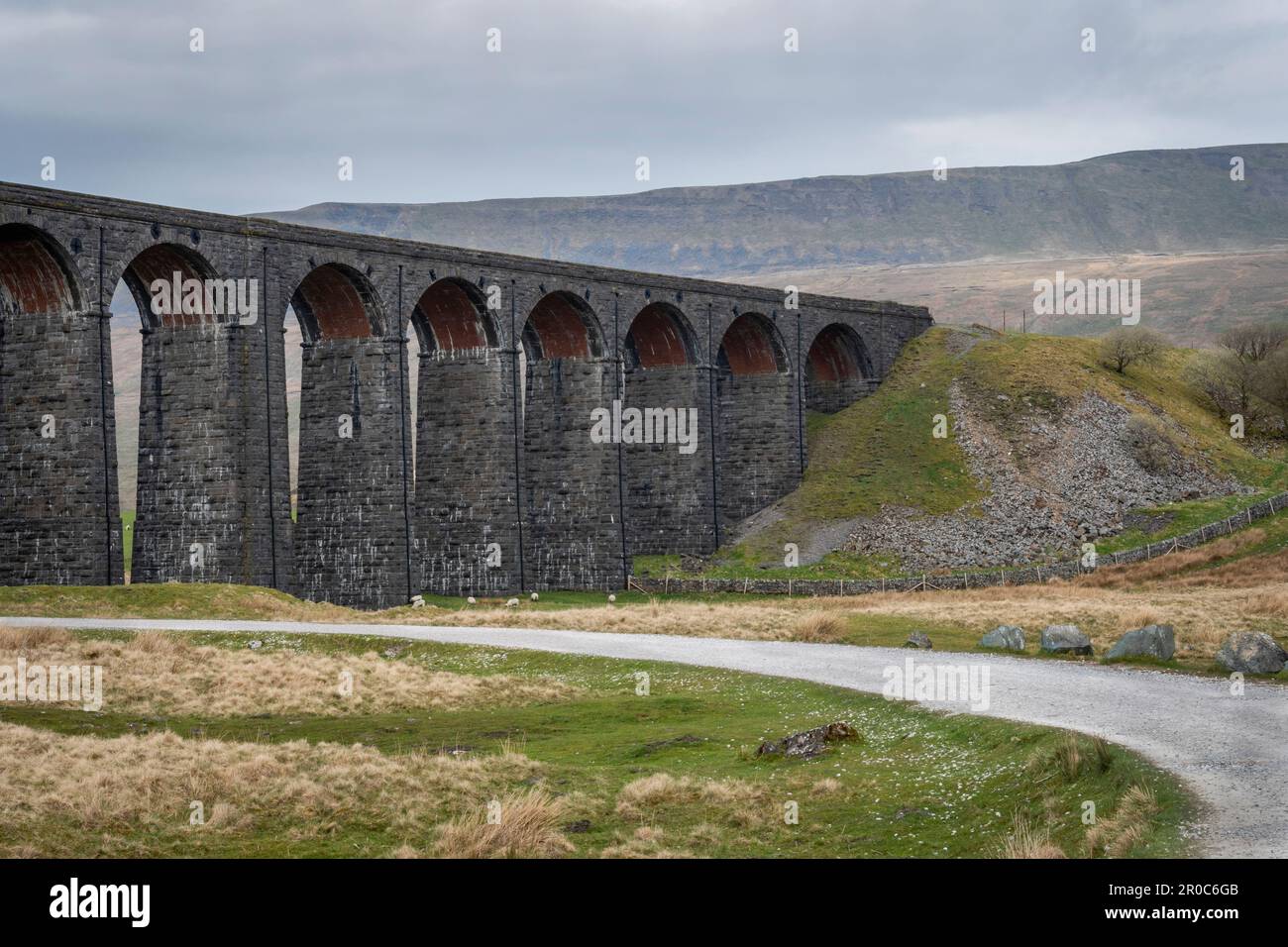 Ribble viaduct train crossing, Yorkshire, UK Stock Photo - Alamy