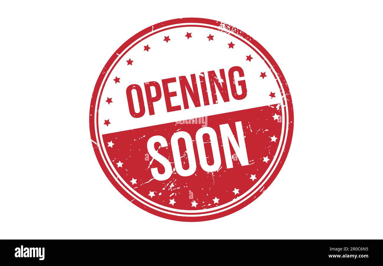 Opening Soon Stamp Seal Vector Illustration Stock Vector Image & Art ...