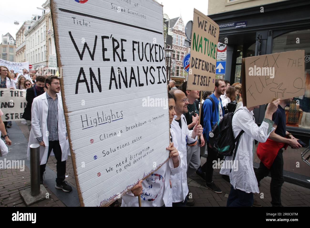 Scientist Rebellion activists and supporters from environmental ...