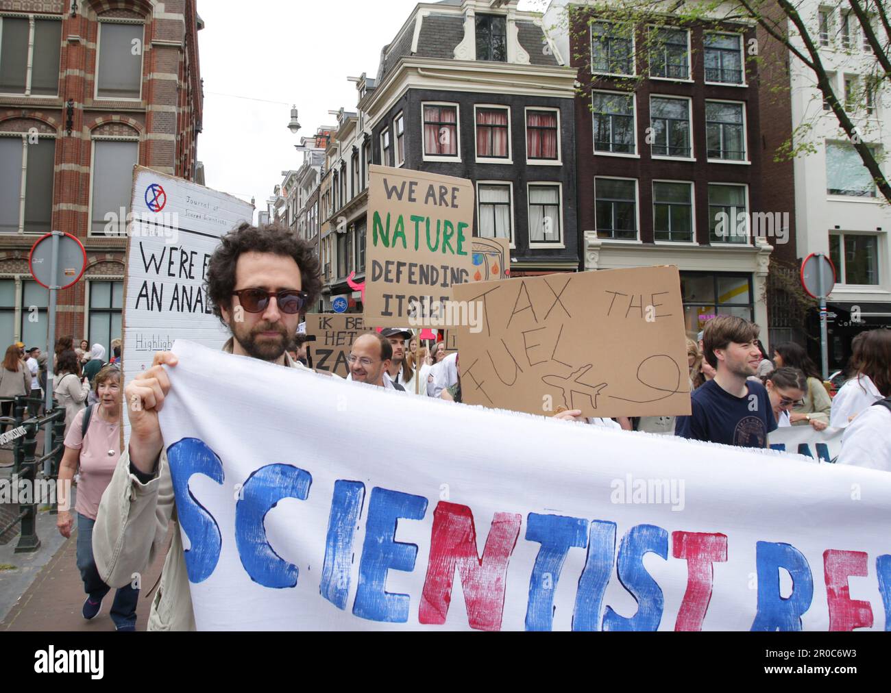 Scientist Rebellion activists and supporters from environmental ...
