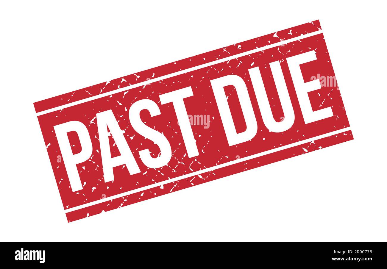 Past due word Stock Vector Images - Alamy