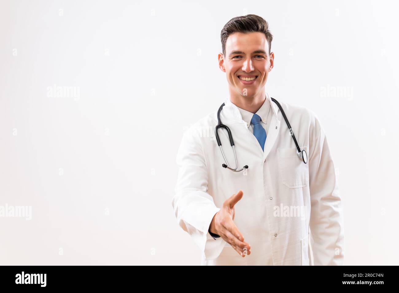 Portrait professional happy man paramedic hi-res stock photography and ...