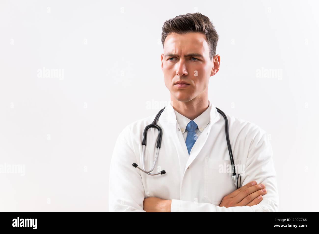 Doctor thinking solution problems hi-res stock photography and images ...