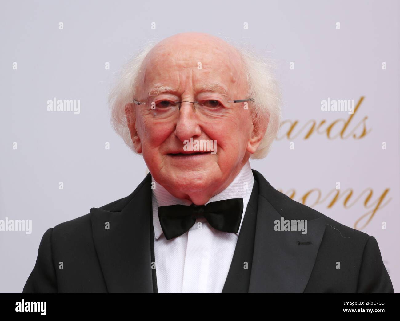 Dublin, Ireland. 7th May 2023. President Michael D Higgins arriving on ...