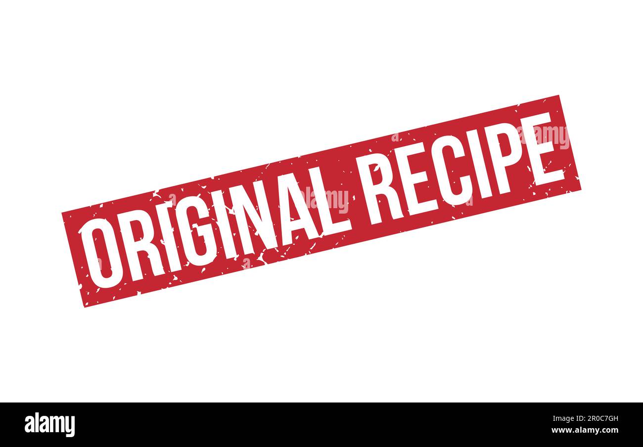 Original Recipe Stamp Seal Vector Illustration Stock Vector Image & Art ...