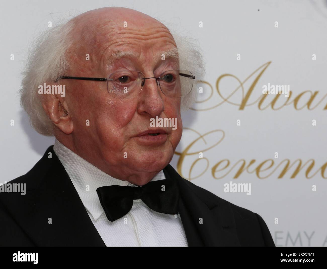 Dublin, Ireland. 7th May 2023. President Michael D Higgins arriving on ...