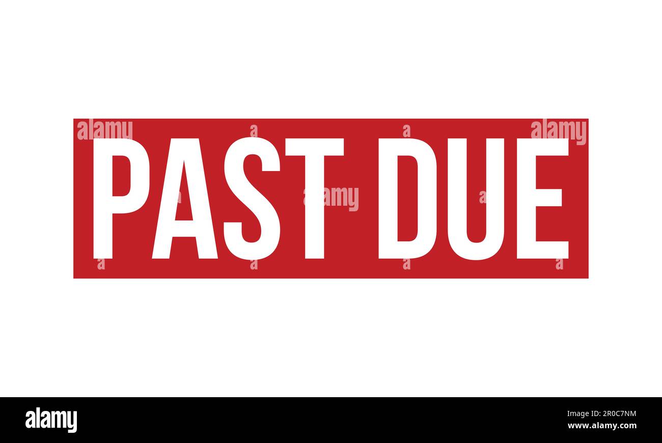 Past due word Stock Vector Images - Alamy