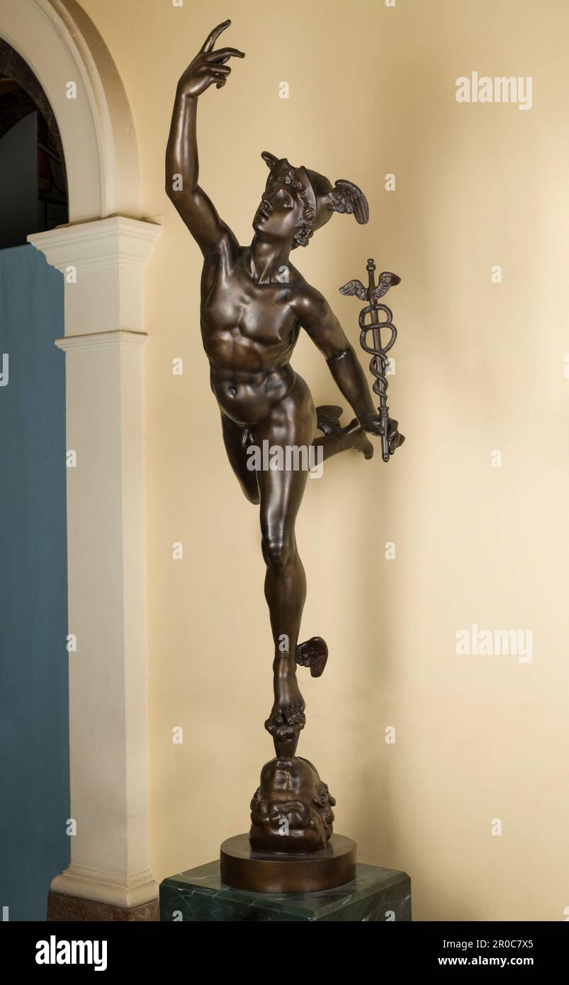 Sculpture1913P26. Flying Mercury, 1800-1900. Bronze sculpture. After ...