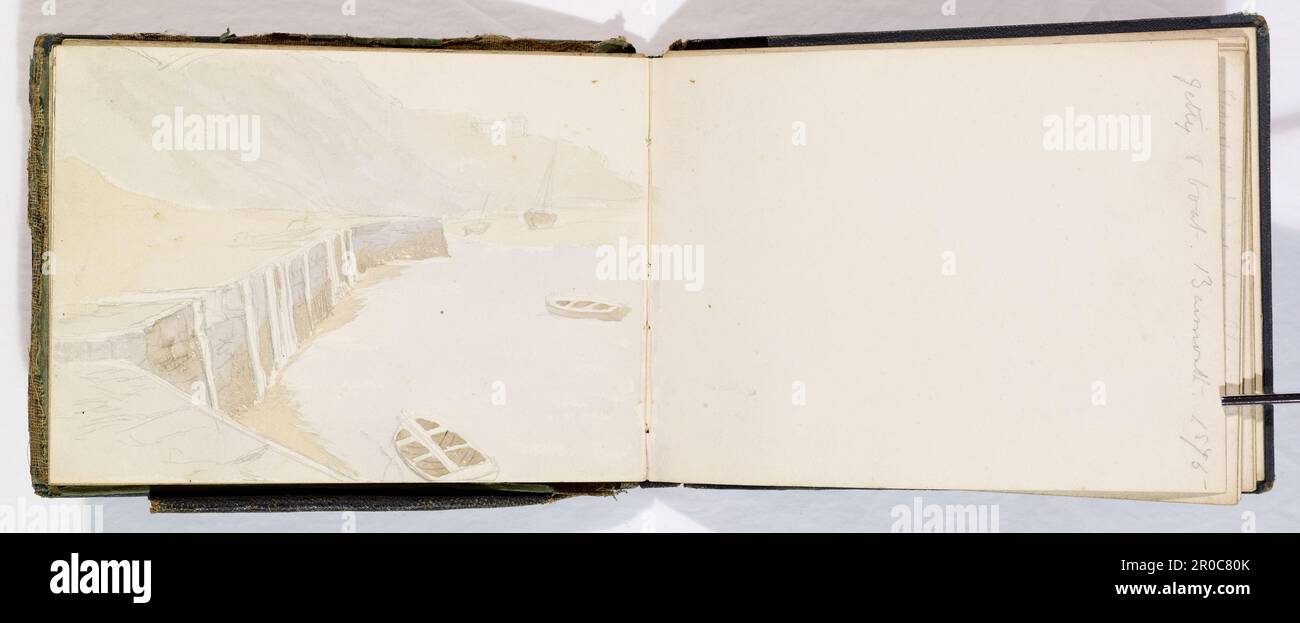 Sketchbook, watercolours, 1875-1877. Myra Louisa Bunce (1854-1919 ...
