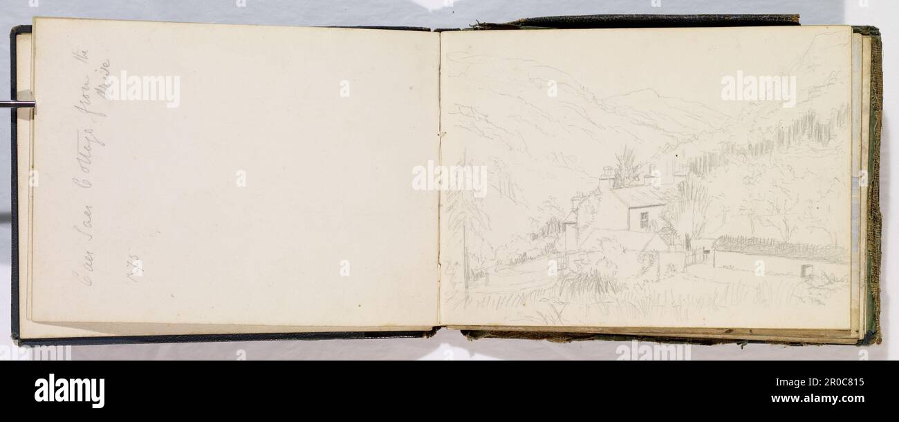 Sketchbook, watercolours, 1875-1877. Myra Louisa Bunce (1854-1919 ...