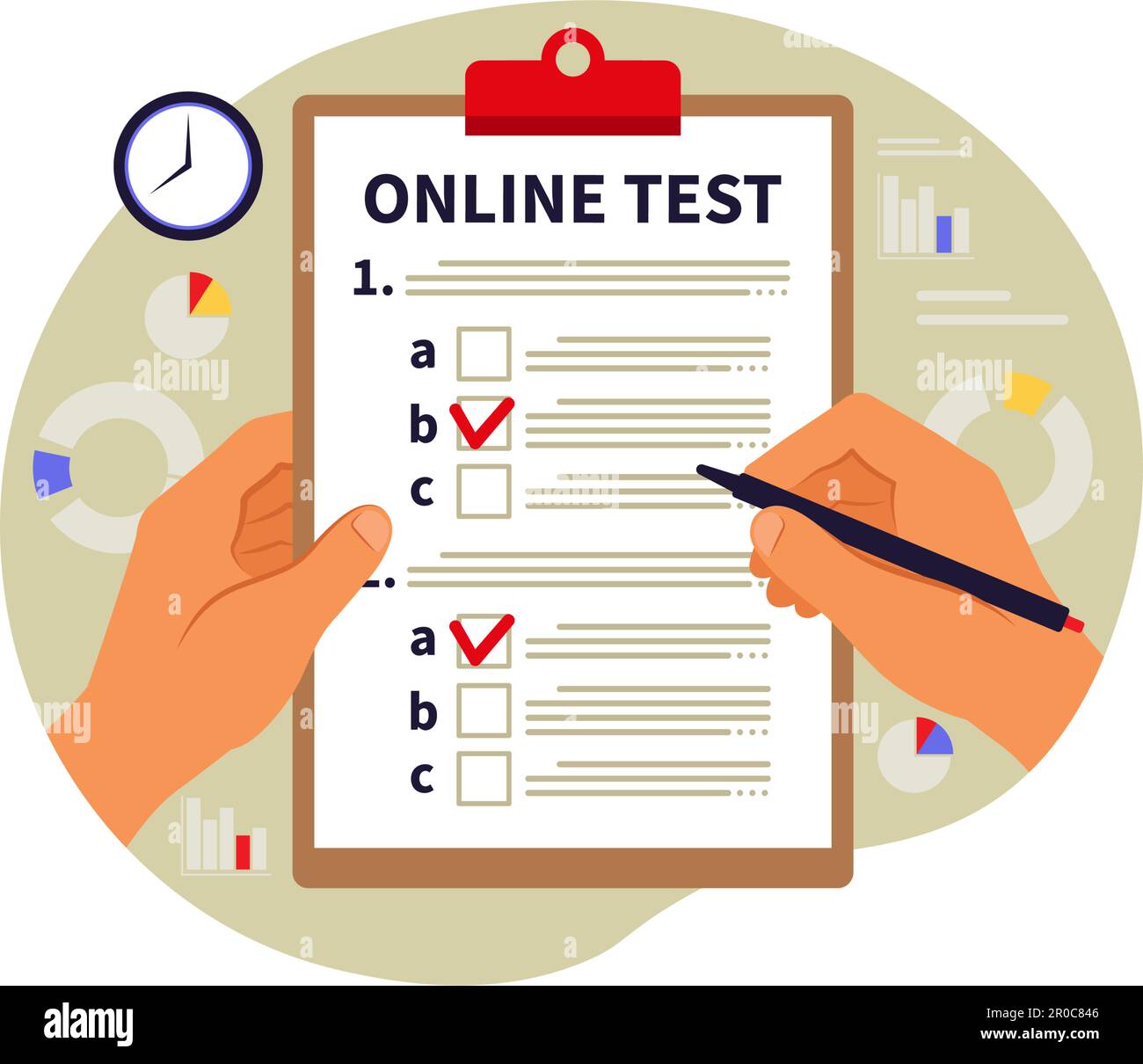 Testing mark Cut Out Stock Images & Pictures - Alamy