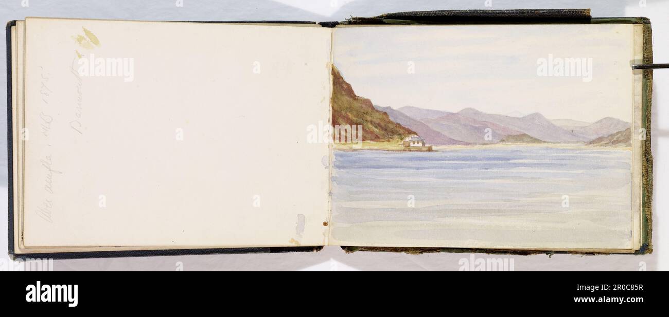 Sketchbook, watercolours, 1875-1877. Myra Louisa Bunce (1854-1919 ...