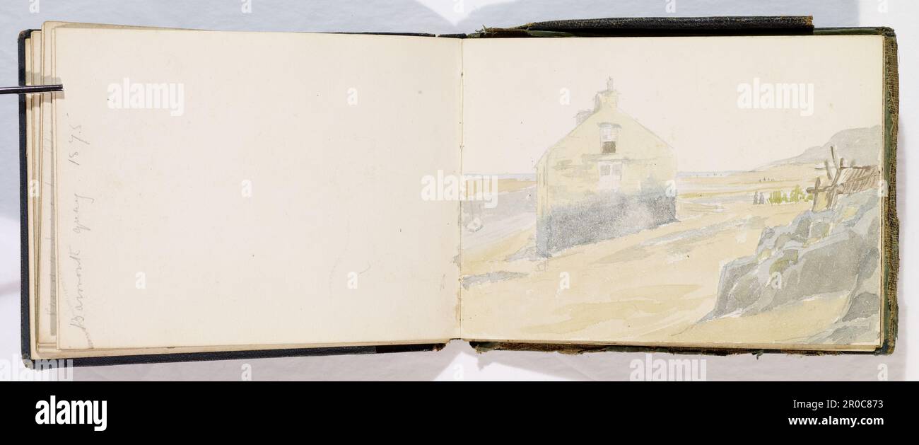 Sketchbook, watercolours, 1875-1877. Myra Louisa Bunce (1854-1919 ...