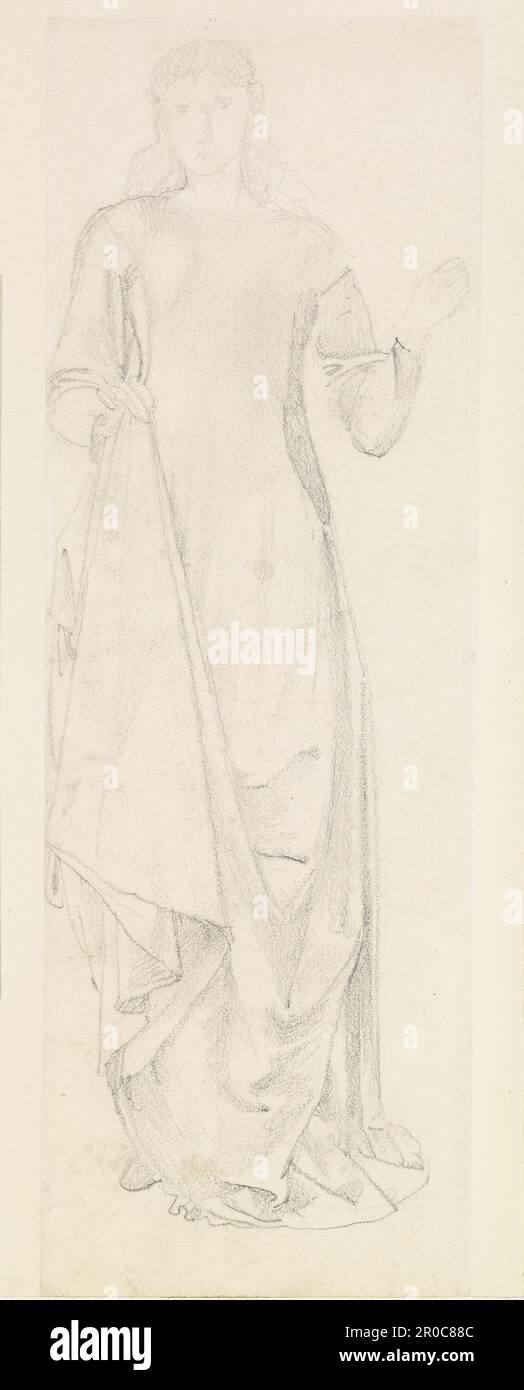 Chaucer's 'Legend of Good Women' - Drapery Study for Figure of Phyllis ...